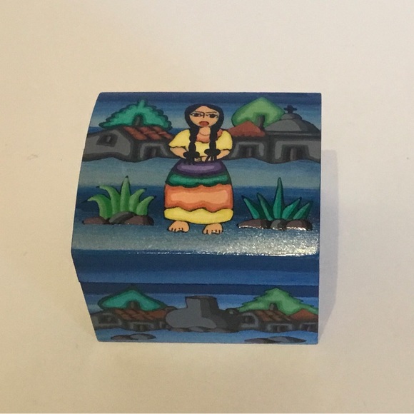 Hand Crafted | Accents | Handmade Box From El Salvador Hand Painted ...